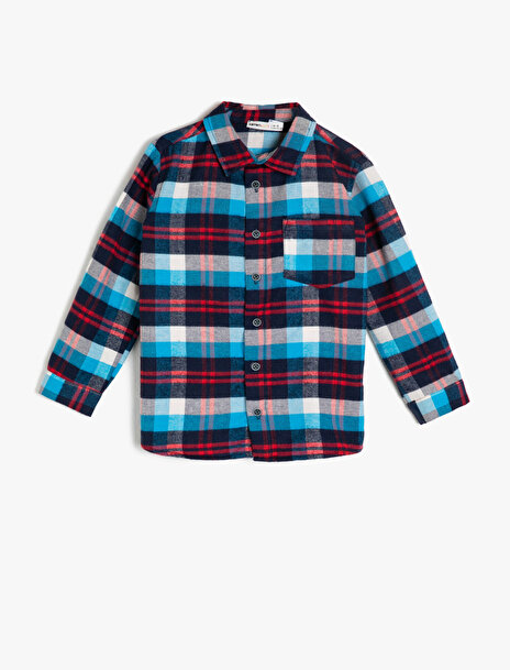 Koton Erkek Çocuk Kareli Gömlek