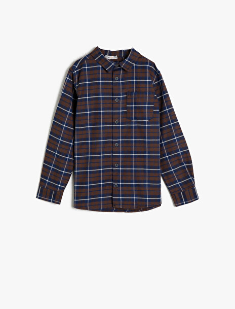 Koton Erkek Çocuk Kareli Gömlek