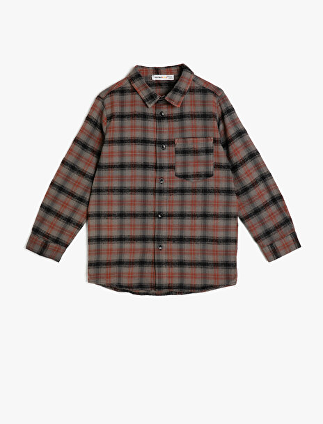 Koton Erkek Çocuk Kareli Gömlek