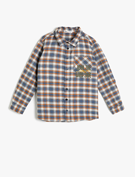 Koton Erkek Çocuk Kareli Gömlek