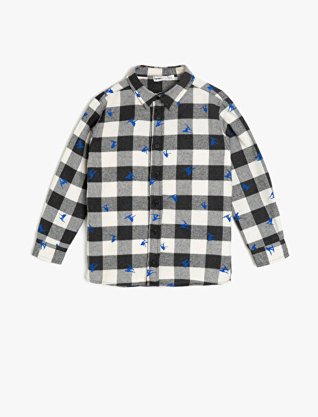 Koton Erkek Çocuk Kareli Gömlek
