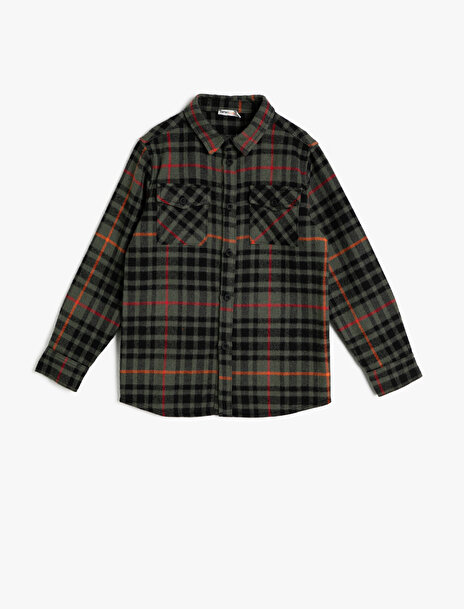 Koton Erkek Çocuk Kareli Gömlek