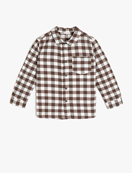 Koton Erkek Çocuk Kareli Gömlek
