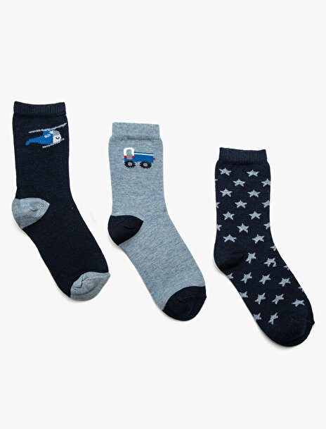 Koton Erkek Çocuk 3'lü Erkek Çocuk Çorap