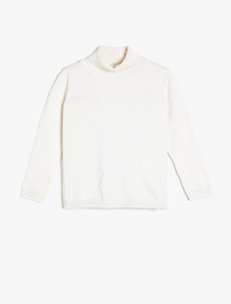 Koton Erkek Çocuk Boğazlı Triko Kazak