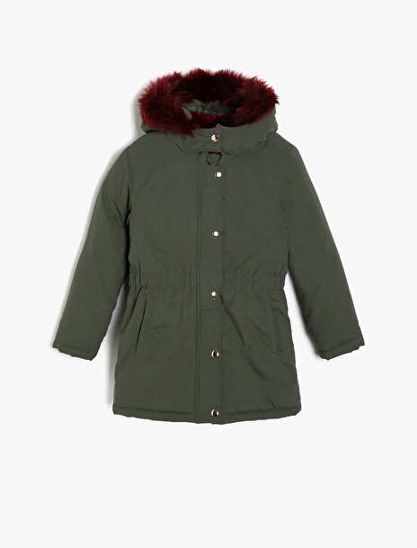 Koton Kız Çocuk Suni Kürk Detaylı Kaban