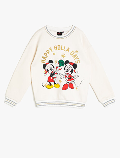 Koton Kız Çocuk Minnie By Koton Sweatshirt