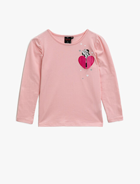 Koton Kız Çocuk Minnie By Koton T-Shirt