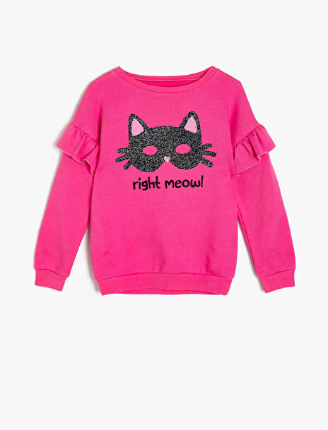 Koton Kız Çocuk Koton Kids Love İşlemeli T-Shirt