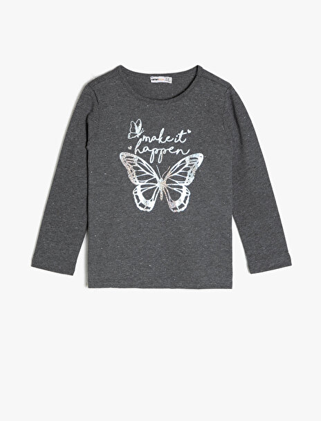 Koton Kız Çocuk Baskılı T-Shirt