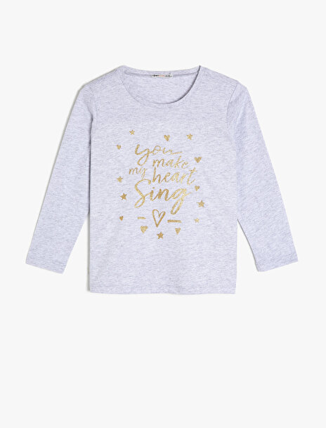 Koton Kız Çocuk Baskılı T-Shirt