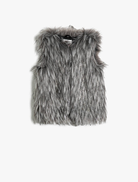 Koton Kız Çocuk Suni Kürk Detaylı Yelek