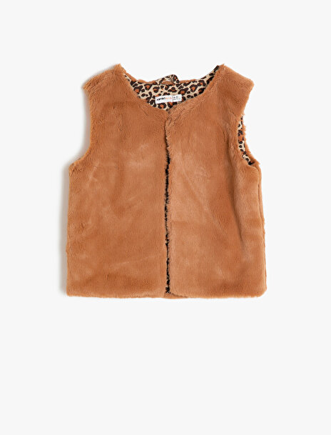 Koton Kız Çocuk Suni Kürk Detaylı Yelek