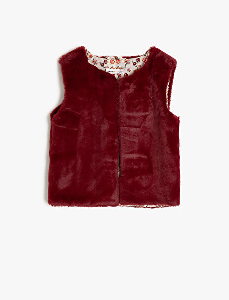 Koton Kız Çocuk Suni Kürk Detaylı Yelek