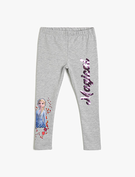 Koton Kız Çocuk Frozen Lisanslı Baskılı Tayt