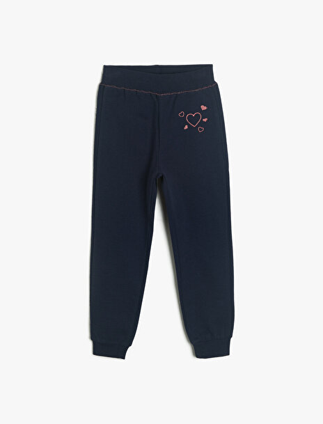 Koton Kız Çocuk Kalp Figürlü Eşofman Altı