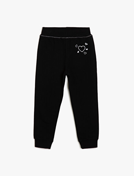 Koton Kız Çocuk Kalp Figürlü Eşofman Altı