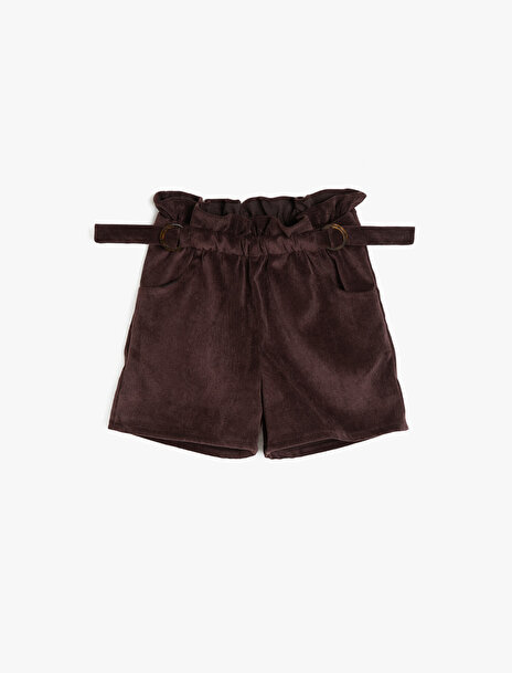 Koton Kız Çocuk Kadife Şort