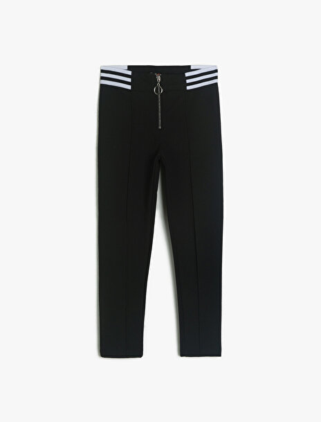 Koton Kız Çocuk Fermuar Detaylı Tayt