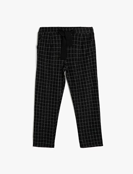 Koton Kız Çocuk Kareli Pantolon