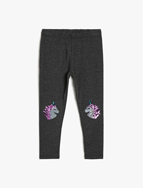 Koton Kız Çocuk Unicorn Pul Detaylı Tayt Koton Kız Çocuk Unicorn Pul Detaylı Tayt