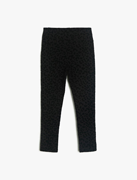 Koton Kız Çocuk Leopar Desenli Tayt