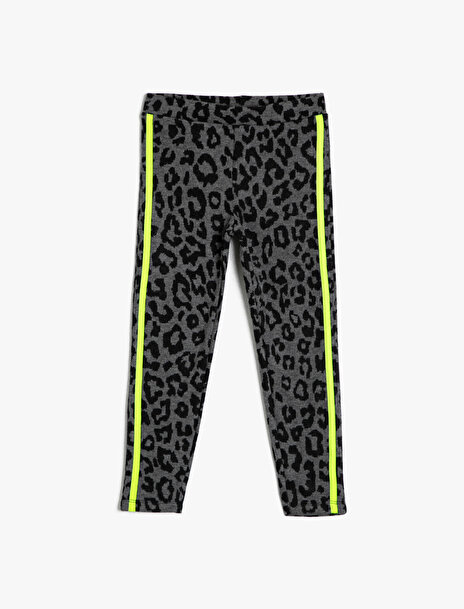 Koton Kız Çocuk Leopar Desenli Tayt
