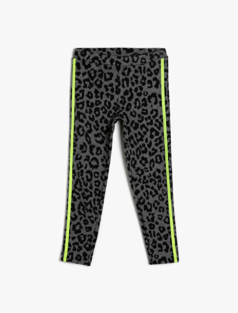 Koton Kız Çocuk Leopar Desenli Tayt