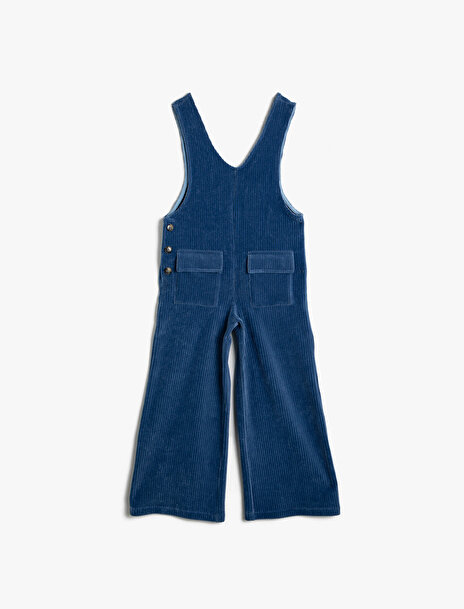 Koton Kız Çocuk Düğme Detaylı Tulum