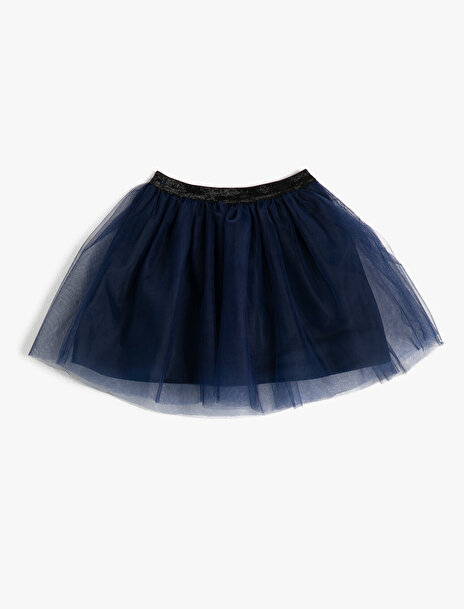 Koton Kız Çocuk Tüllü Beli Lastikli Diz Üstü Bol Etek