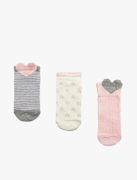 Koton Kız Çocuk 3'lü Kız Çocuk Çorap