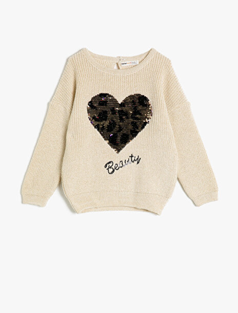 Koton Kız Çocuk Pul Detaylı Kazak