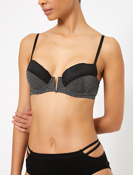 Koton Kadın Kaplı/Pedli Dolgusuz Balenli Comfort Sütyen Koton Kadın Kaplı/Pedli Dolgusuz Balenli Comfort Sütyen