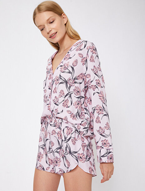 Koton Kadın Çiçek Desenli Pijama Altı