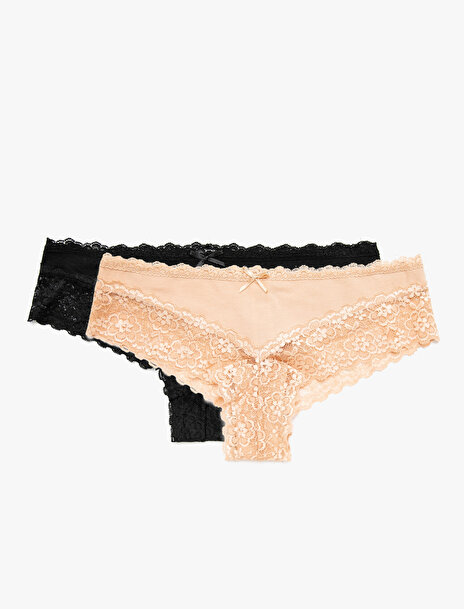 Koton Kadın 2'Li Brezilya Modeli Külot Koton Kadın 2'Li Brezilya Modeli Külot