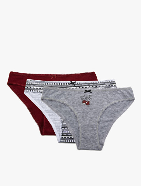 Koton Kadın 3'lü Hipster Külot