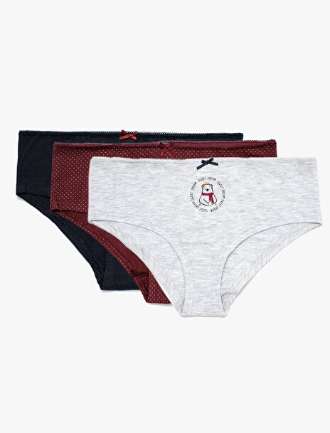 Koton Kadın 3'lü Hipster Külot