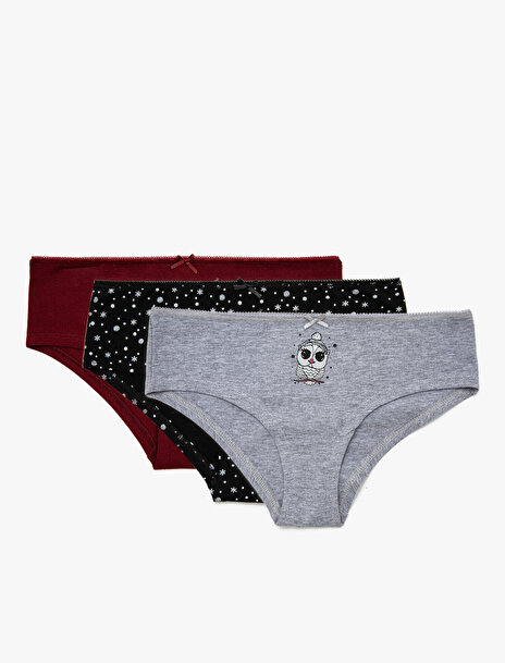 Koton Kadın 3'lü Hipster Külot