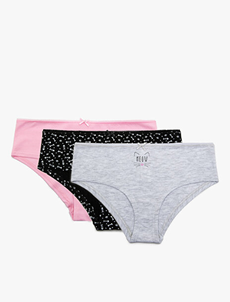 Koton Kadın 3'lü Hipster Külot