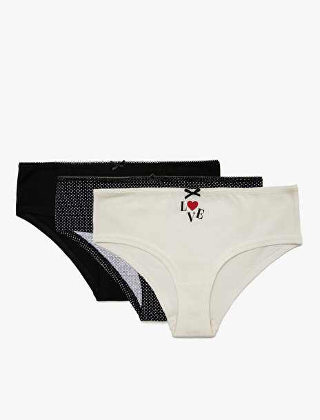 Koton Kadın 3'lü Hipster Külot