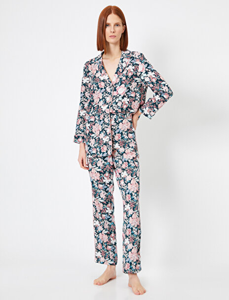Koton Kadın Çiçekli Dokuma Pijama Altı Koton Kadın Çiçekli Dokuma Pijama Altı