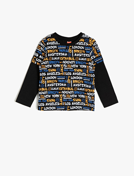 Koton Erkek Çocuk Yazılı Baskılı T-Shirt