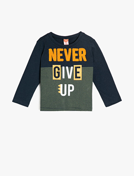 Koton Erkek Çocuk Yazılı Baskılı T-Shirt