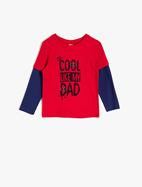 Koton Erkek Çocuk Yazılı Baskılı T-Shirt