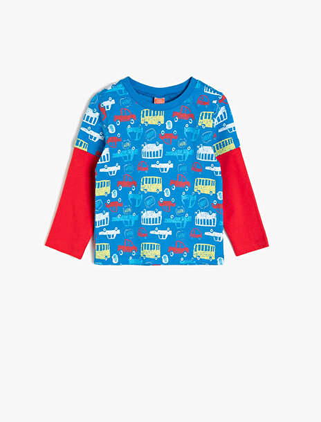 Koton Erkek Çocuk Desenli T-Shirt