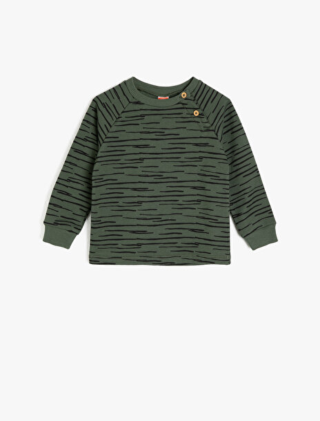 Koton Erkek Çocuk Düğme Detaylı Sweatshirt Koton Erkek Çocuk Düğme Detaylı Sweatshirt
