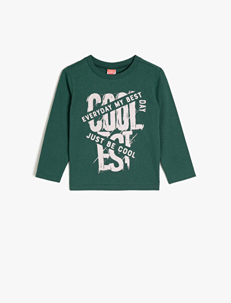 Koton Erkek Çocuk Yazılı Baskılı T-Shirt