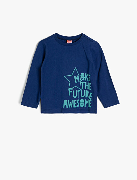 Koton Erkek Çocuk Yazılı Baskılı T-Shirt