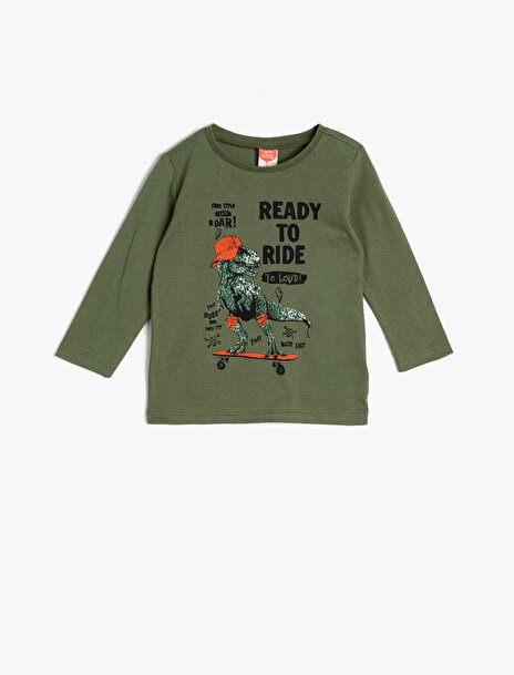 Koton Erkek Çocuk Yazılı Baskılı T-Shirt