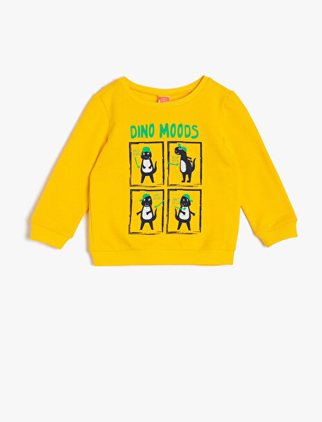 Koton Erkek Çocuk Yazılı Baskılı Sweatshirt
